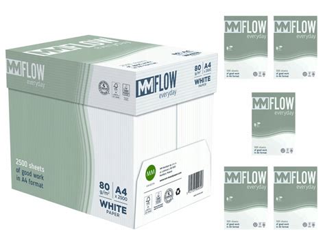 papier ksero uniwersalny a4 80g everyday flow x5 13530997229