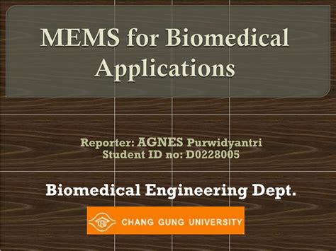 Ppt Mems For Biomedical Applications Powerpoint Presentation Free