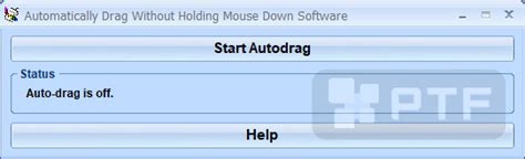 Automatically Drag Without Holding Mouse Down Software For Windows