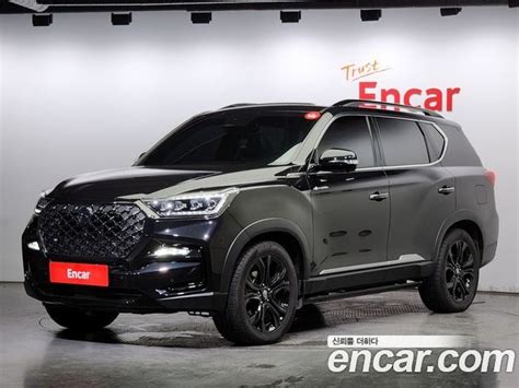 올 뉴 렉스턴 디젤 22 4wd 더 블랙 서울 중고차 엔카 대한민국 No1 중고차 플랫폼
