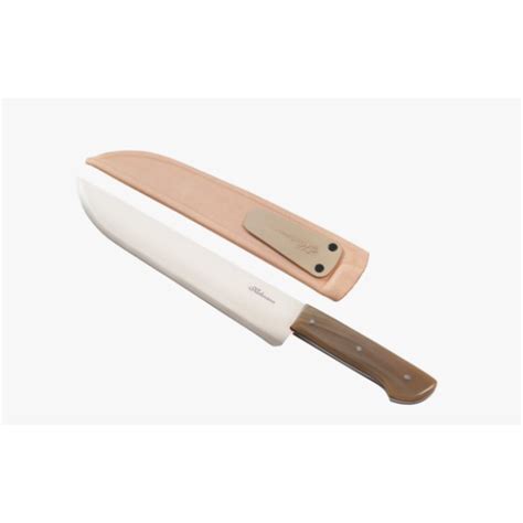 Faca Inox Hickmann Cabo Em Chifre Artesanal 4010 Lamina 240 Mm Bainha De Couro Shopee Brasil