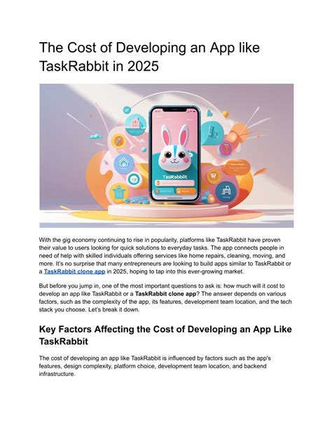Ppt The Cost Of Developing An App Like Taskrabbit In 2025 Powerpoint Presentation Id 13984212