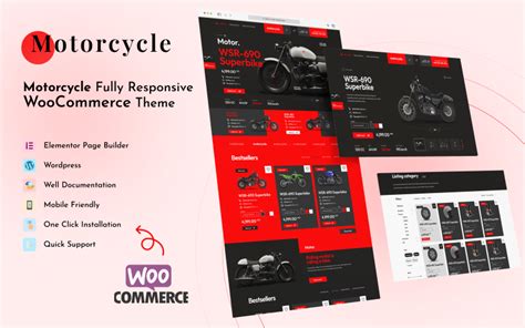 Motorcycle Bicycle And Motorcycle Wordpress Theme