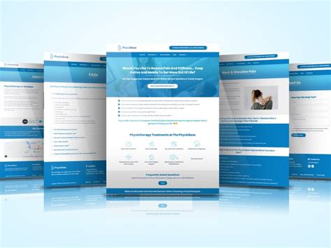 responsive creative and modern ui ux website landing page design in