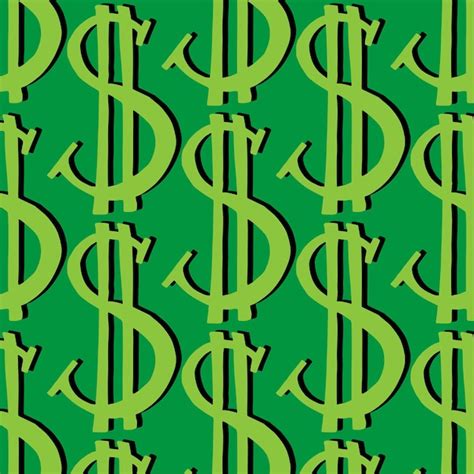 Premium Vector Dollar Sign Abstract Seamless Background