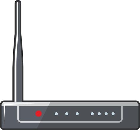 Cone De Roteador Sem Fio Em Estilo Simples Ilustra O Vetorial