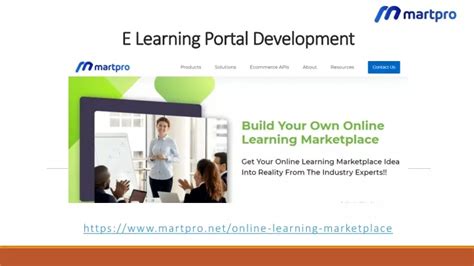 Ppt E Learning Portal Development Powerpoint Presentation Free