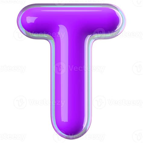 3d Fuente Letra T Mayúscula 46643518 Png