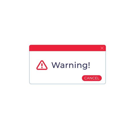 Warning Window Vector 5202040 Vector Art At Vecteezy