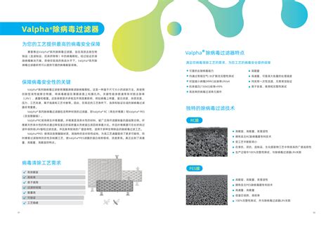 Valpha ® 除病毒过滤器 赛普杭州过滤科技有限公司