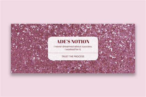 Free Vector Aesthetic Glam Ades Notion Cover