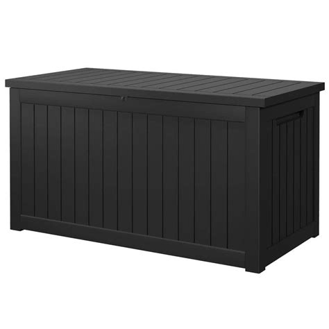 Clihome 260 Gal Deck Box Waterproof Resin Large Storgae Box For Patio