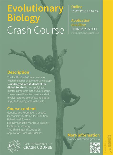 Evobio Crash Course Evobiocc Twitter
