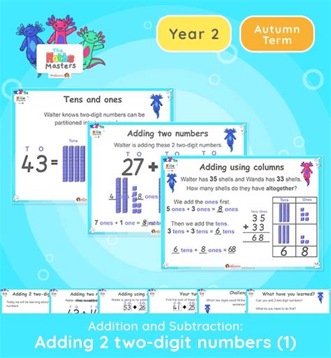 Year 2 Adding 2 Two Digit Numbers Lesson Presentation Year 2 Addition And Subtraction Resources