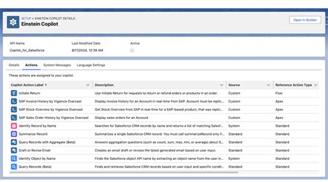 agentforce sap integration with einstein copilot vigience
