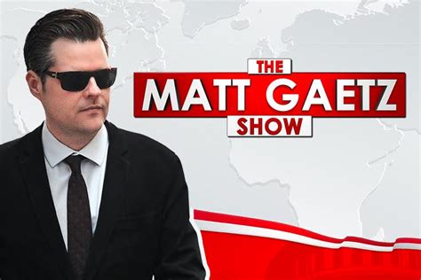 ‘the Matt Gaetz Show To Premiere On Oan Next Month But Might Be Hard