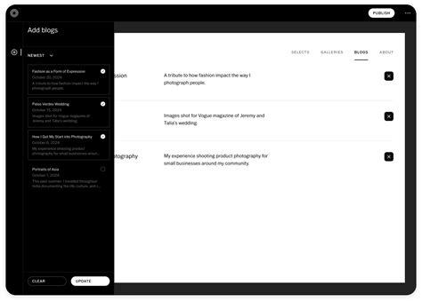 How To Create And Manage Your Vsco Site The Vsco Help Center