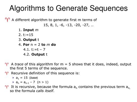 Ppt Discrete Mathematics Recursion And Sequences Powerpoint