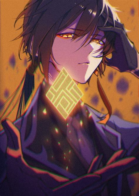 Genshin Impact Official Art Zhongli Hewqht