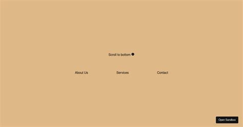 Scroll React Codesandbox