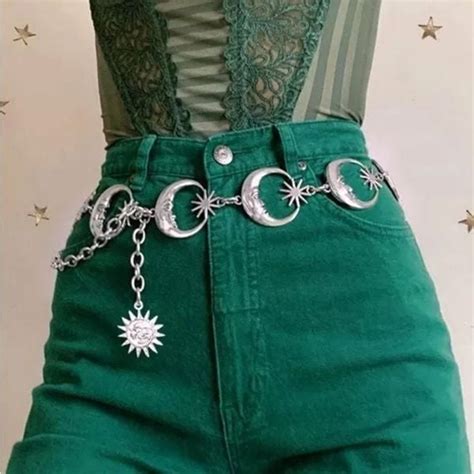 Dolls Kill Metalchain Belts For Women Mercari