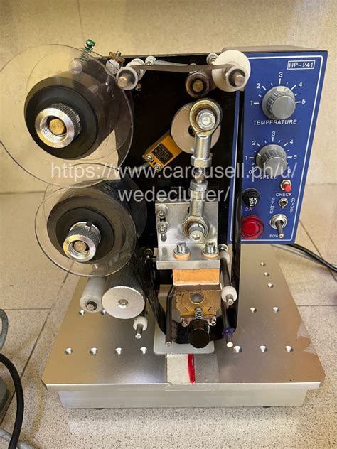 Expiration Coder HP B Free Rolls Of Thermal Ribbon Commercial Industrial Industrial