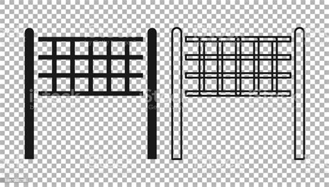검은 배구 네트 아이콘은 투명한 배경에 분리되어 있습니다 벡터 Championship에 대한 스톡 벡터 아트 및 기타 이미지 Championship 개념 검은색