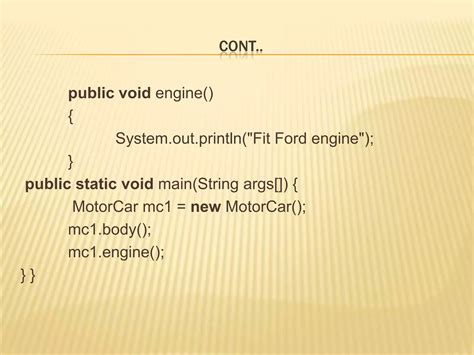 Inheritance In Java Pptx