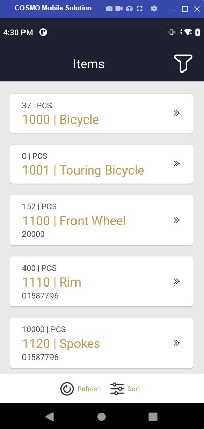 General FastTab Fields Mobile Solution