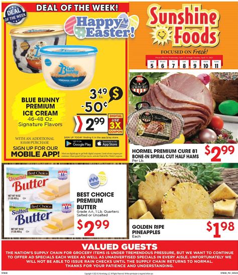 Sunshine Foods Ad Circular 0405 04122023 Rabato