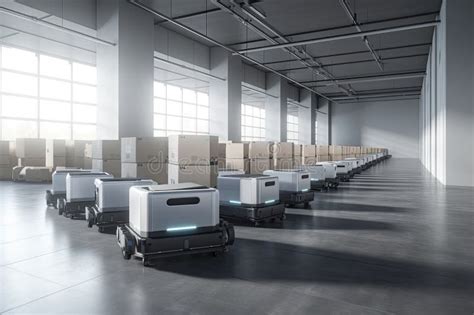 Robots Efficiently Sorting Hundreds Of Parcels Per Hourautomated