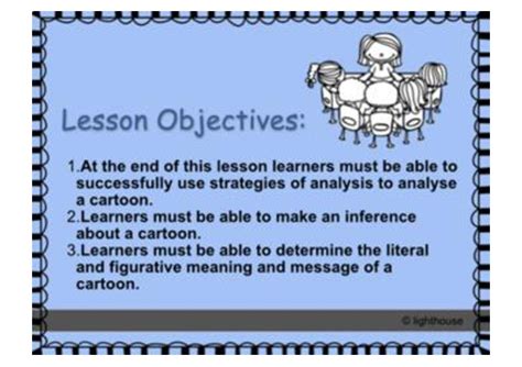 Analysing A Cartoon • Teacha