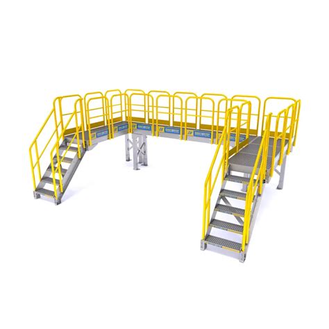 Custom Assembly Line Access Stairs And Platforms Erectastep Custom Assembly Line Access Stairs And Platforms Erectastep