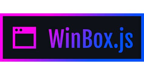 WinBox Js Open Collective