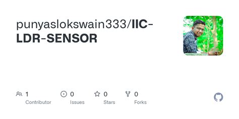 Github Punyaslokswain Iic Ldr Sensor