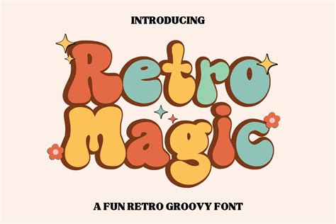 Retro Magic Font By Sakti Avellin · Creative Fabrica