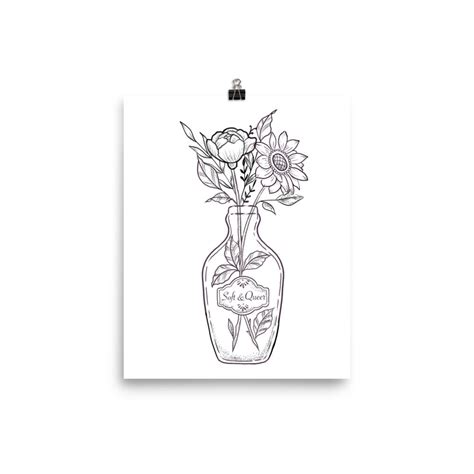 Soft And Queer Floral Art Print The Crafty Queer