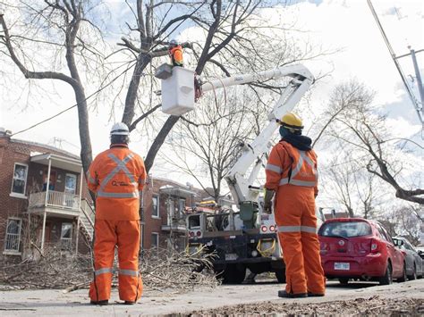 Hydro Quebec Says Some Ice Storm Power Outages Will Not Be Fixed Before