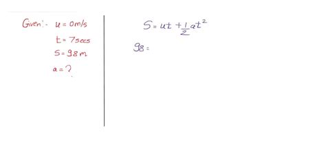 Solved A Car Starts From Rest And Accelerates Uniformly Over A Time
