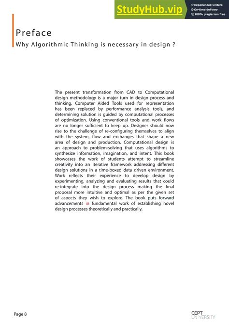 ALGORITHMIC THINKING A PARAMETRIC APPROACH TO PROBLEM SOLVING PDF