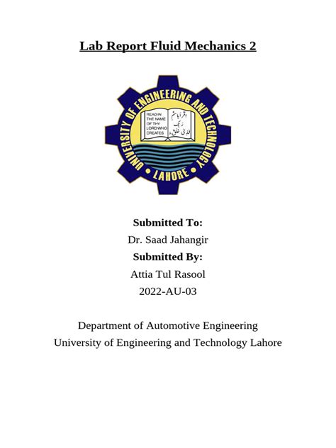 Fm 2 Lab Report Pdf