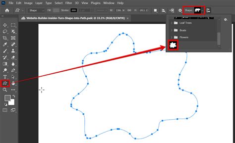 How Do I Turn A Shape Into A Path In Photoshop WebsiteBuilderInsider