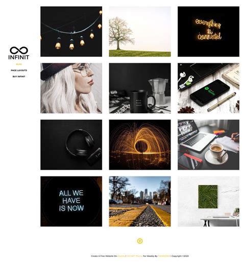 Weebly Portfolio Theme Infinit Weebly Themes Weebly Portfolio