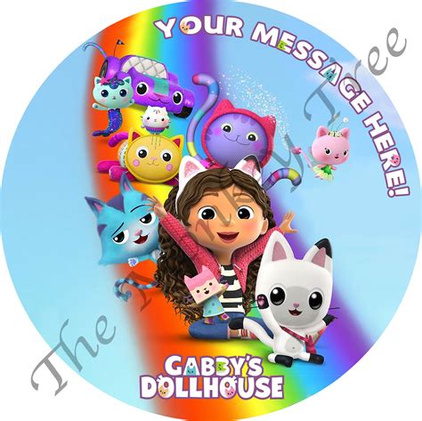 Diy Gabby Dollhouse Cake At Ellie Roseby Blog