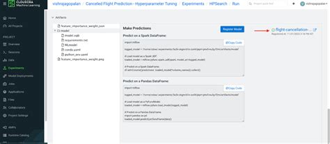 how to use model registry on cloudera machine lear cloudera