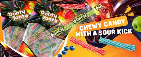 Sour Punch Twists Straws 3 Lb Candy In Bulk Bag Assorted Fruit Flavored Chewy