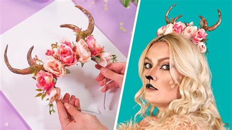 Diy ОБОДОК С РОЖКАМИ ОБРАЗ ОЛЕНЁНКА БЭМБИ СВОИМИ РУКАМИ Ободок Бэмби Руки