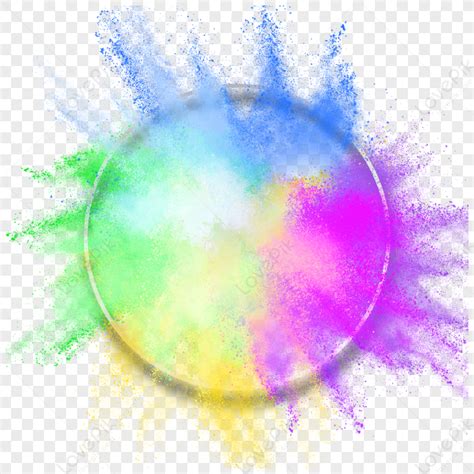 Hình ảnh Holi đầy Màu Sắc Vụ Nổ Bột Sơn Viềnlễ đổ Redsac Png Miễn Phí