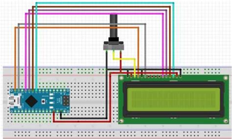 Arduino Nano suelo humedad Sensor LCD Paso 1 Añadir 2 X 16 LCD