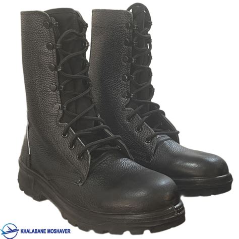 خرید پوتین نظامی بهمن تولید ساتر چرم طبیعی مدل سبک با قیمت مناسب